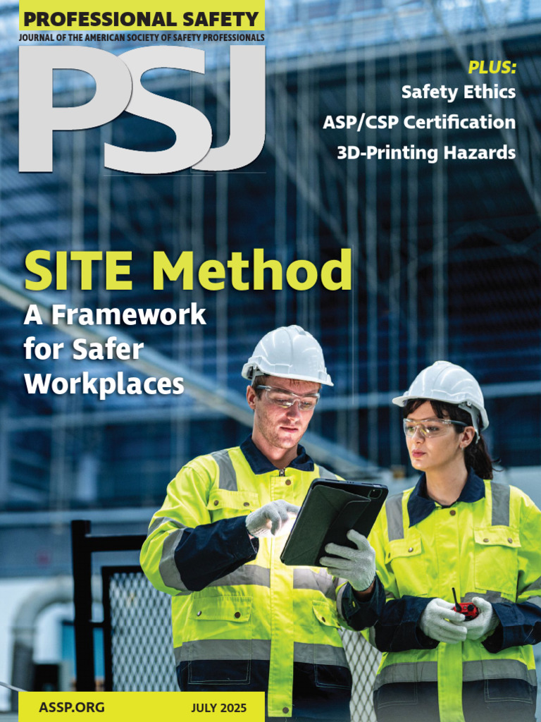 Professional Safety July2025 | PDF | Occupational Safety And Health ...