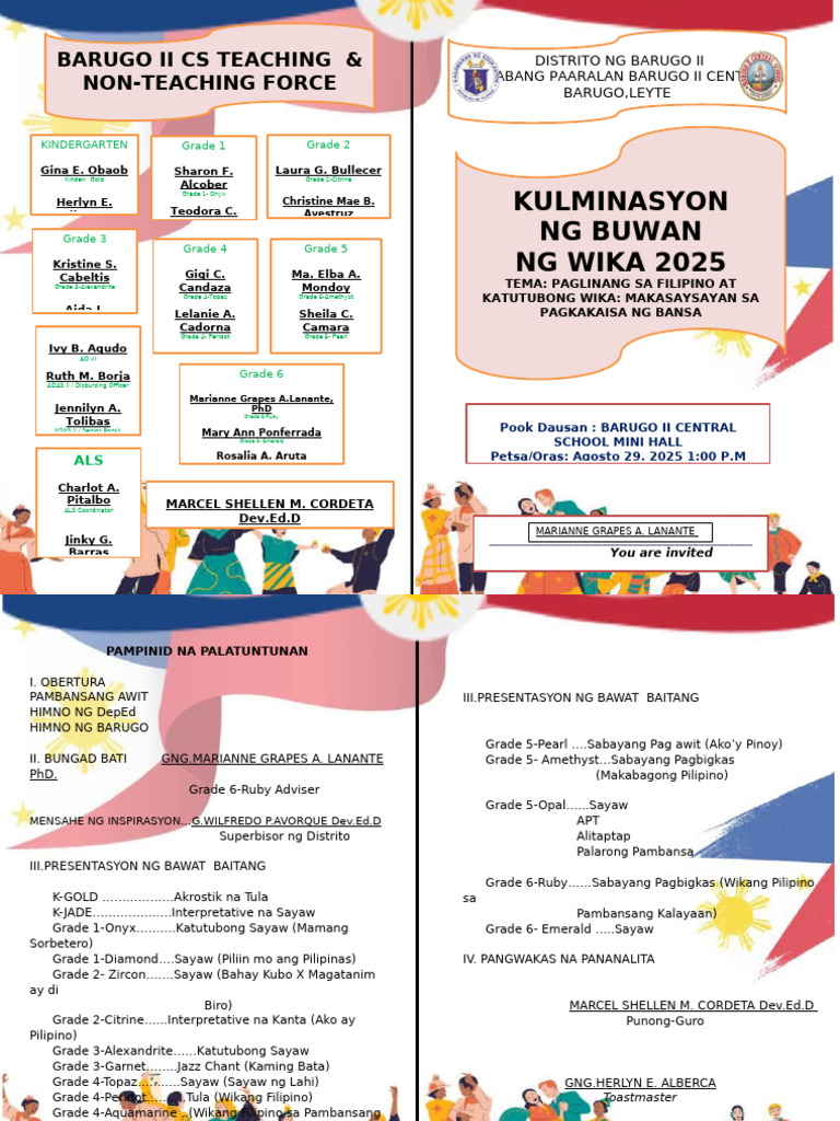 Program Buwan NG Wika | PDF