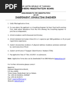 ERB Registration Requirements Overview | PDF | Engineer | Engineering