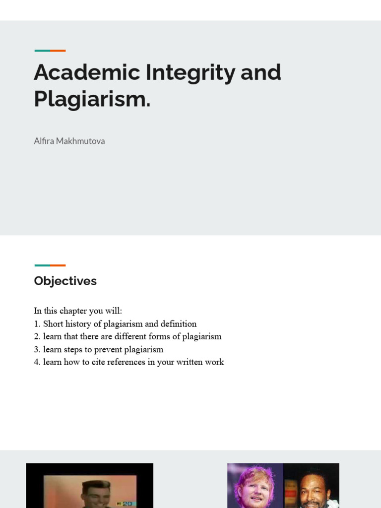 Academic Integrity | PDF | Plagiarism | Apa Style