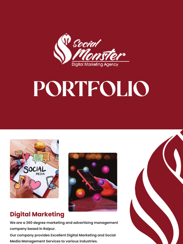 Social Monster Digital Marketing Portfolio - 2025 | PDF | Toiletry | Skin