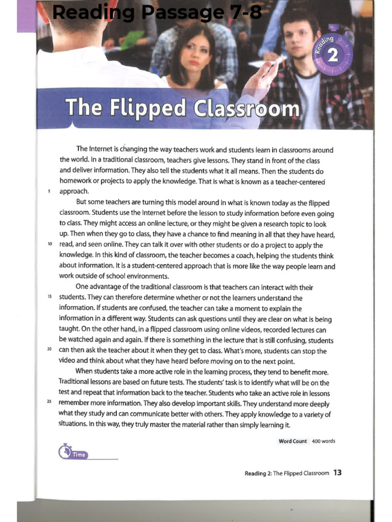 7-8. The Flipped Classroom - No Replacement For The Classroom | PDF