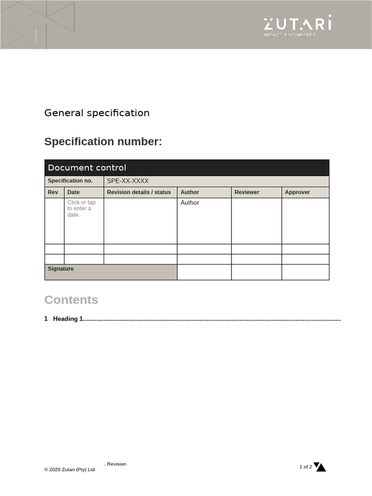 Specification | PDF