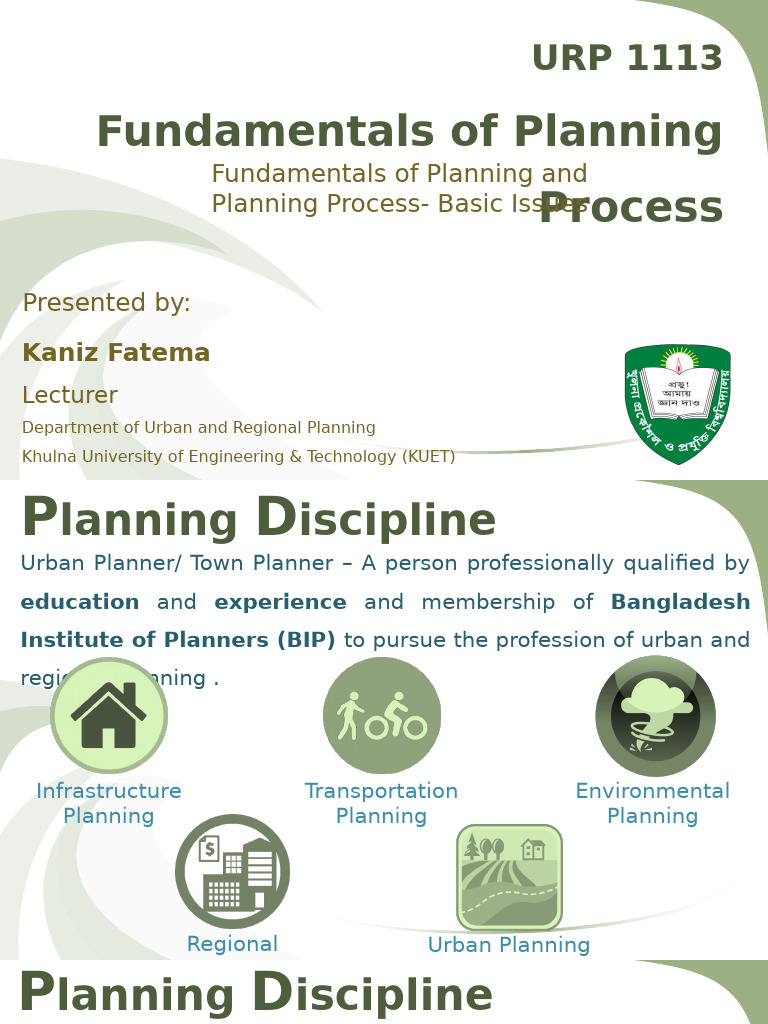 Urban Planning Fundamentals and Process | PDF | Urban Planning ...