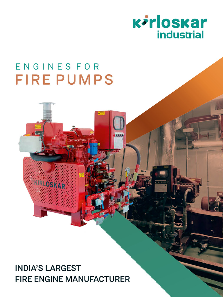 Kirloskar Industrial - FireFighting Engine Brochure 20032025 | PDF