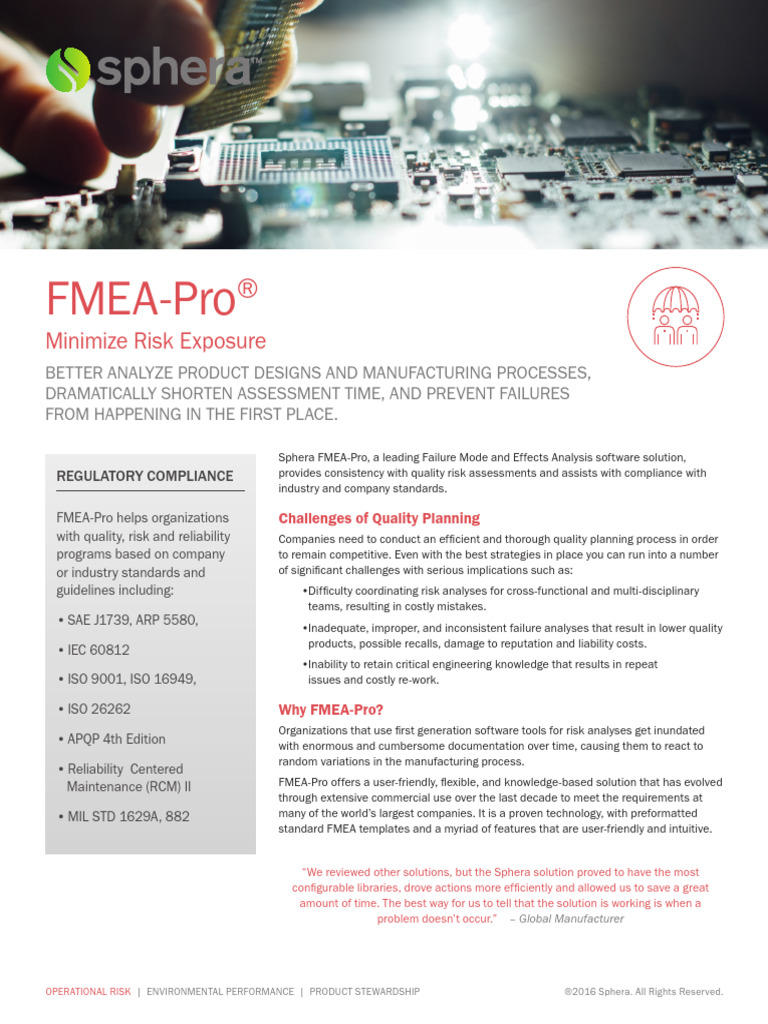 FMEA-Pro: Streamlined Risk Analysis | PDF | Reliability Engineering ...
