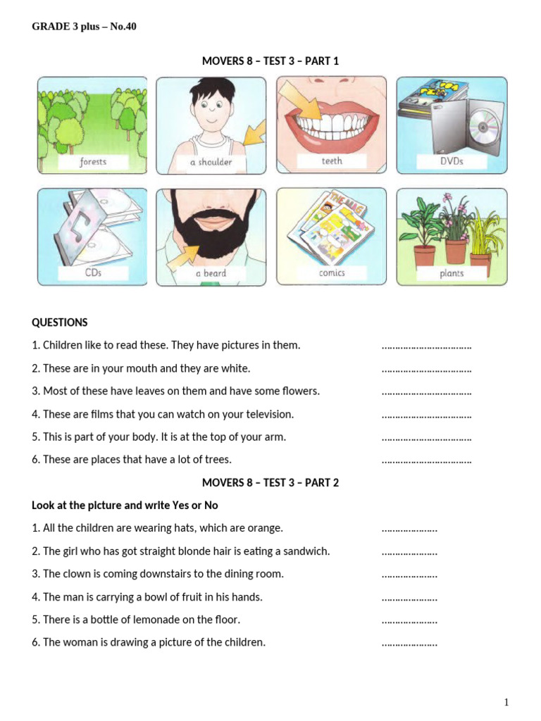 GRADE 3 Plus - No.40 | PDF