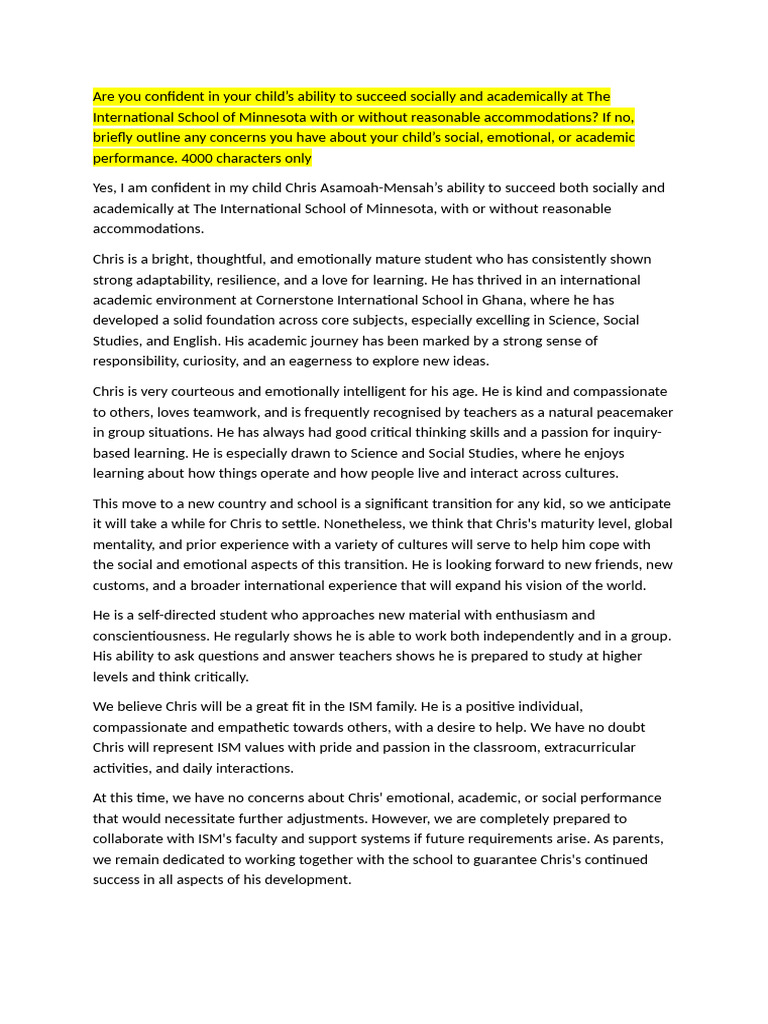 Are You Confident in Your Child | PDF | Experience | Psychological ...