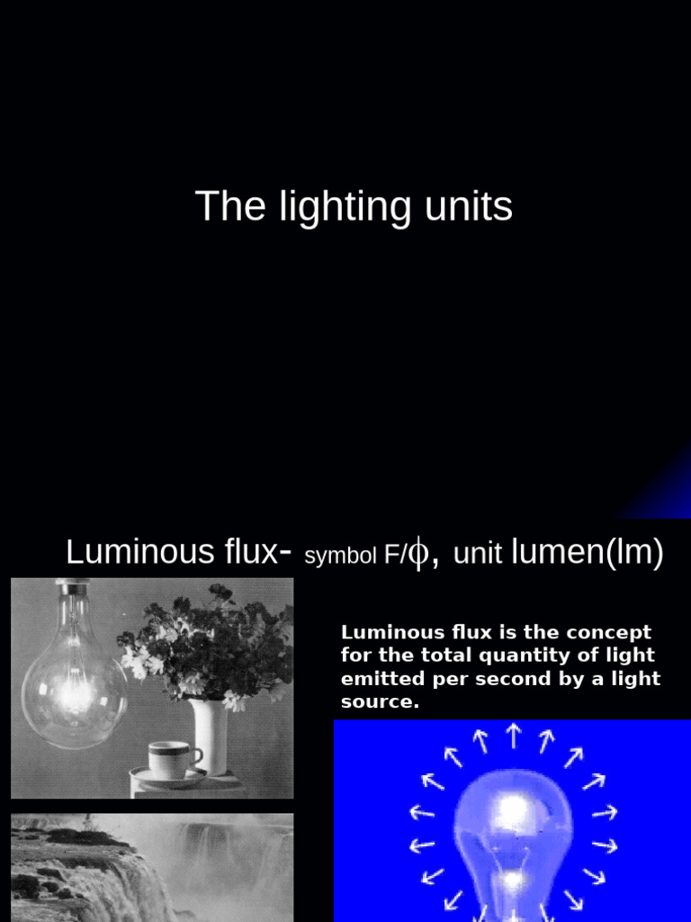 Understanding Lighting Units and Efficacy | PDF | Lighting | Light