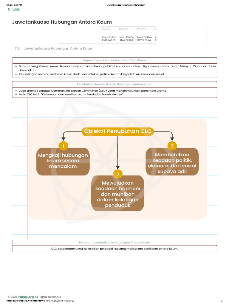 Jawatankuasa Hubungan Antara Kaum | PDF
