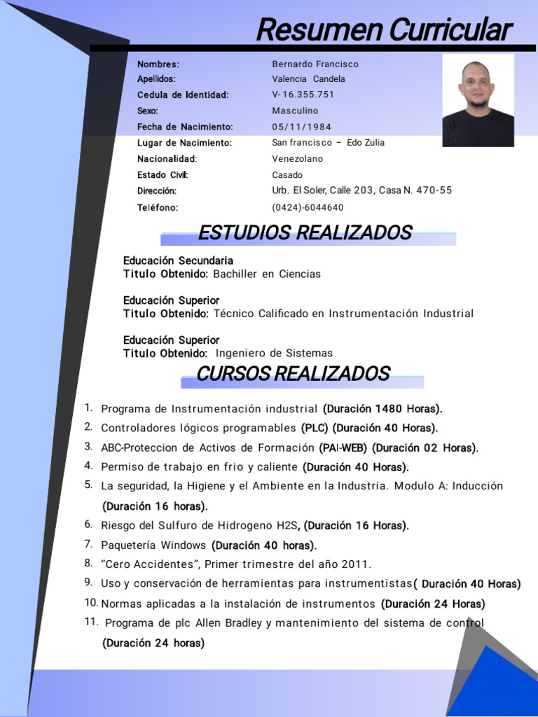 Bernardo Valencia | PDF | Controlador lógico programable