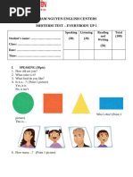Everybody Up 1: Unit 1 Exercises | PDF | Toys