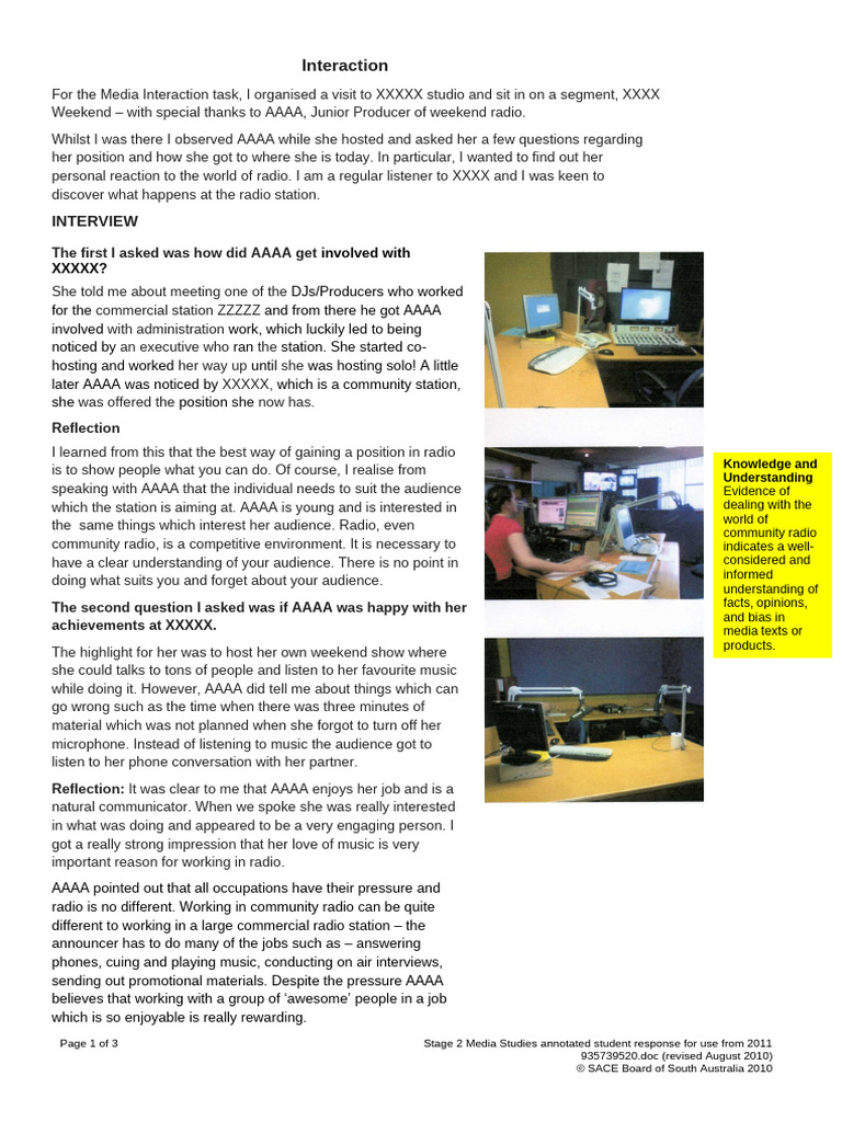 Insights from a Community Radio Interview | PDF | Knowledge | Bias