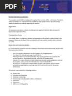 ELCC 2025 Poster Display Instructions | PDF | Poster