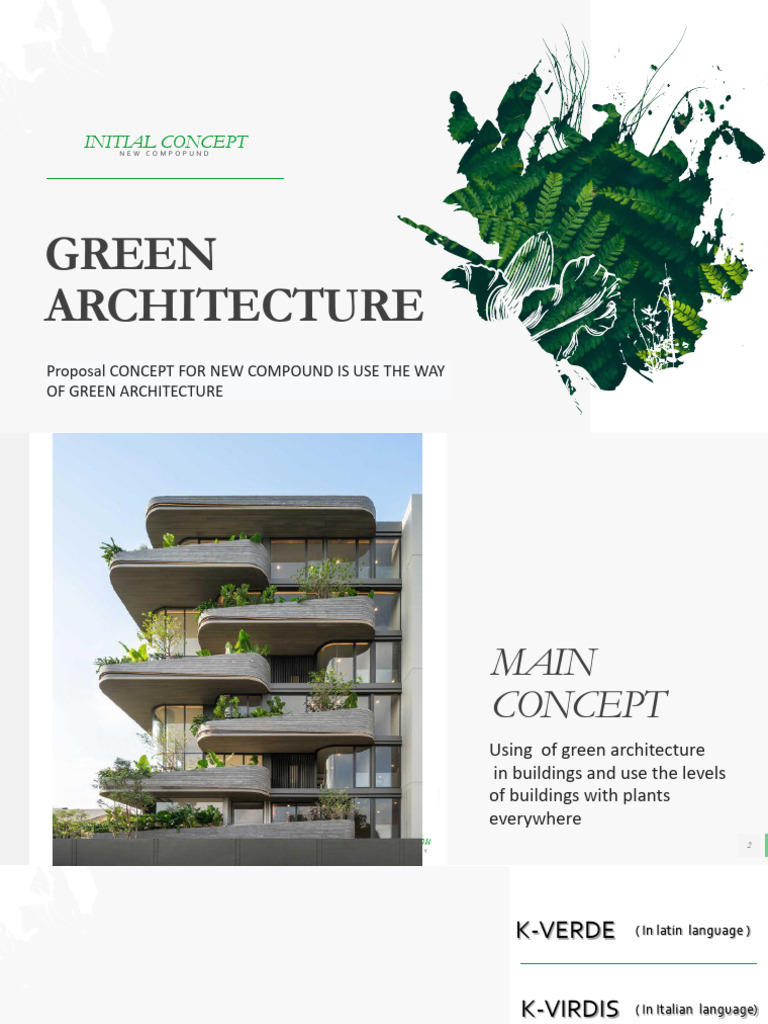 Green Architecture Concept for K-Verde | PDF | Sustainable Architecture ...