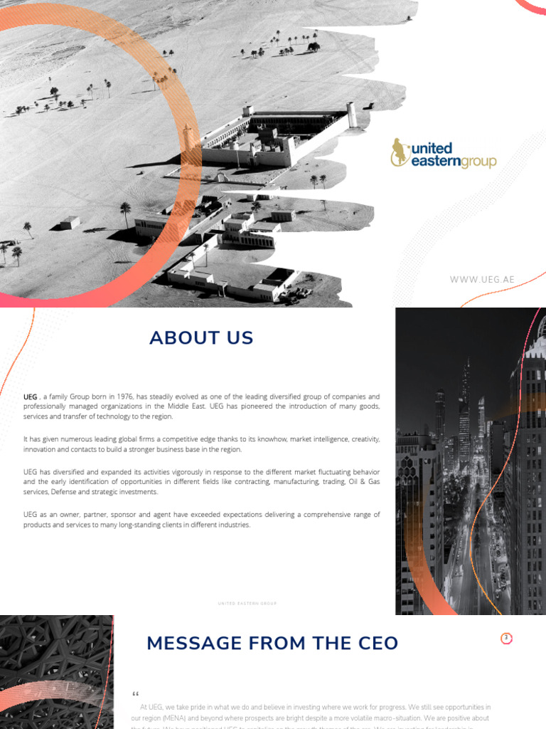 United Eastern Group Overview | PDF | United Arab Emirates | Gulf ...