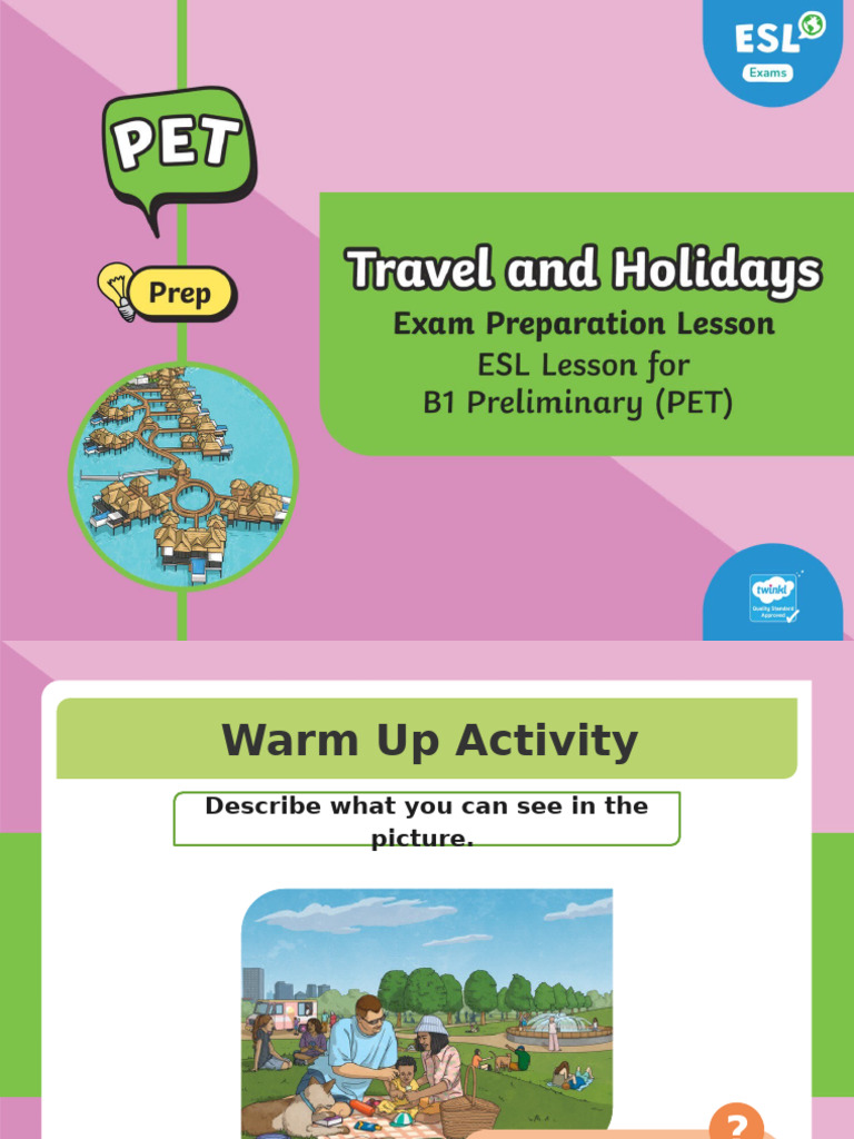 ESL Travel Vocabulary and Activities | PDF | Sentence (Linguistics) | Hotel