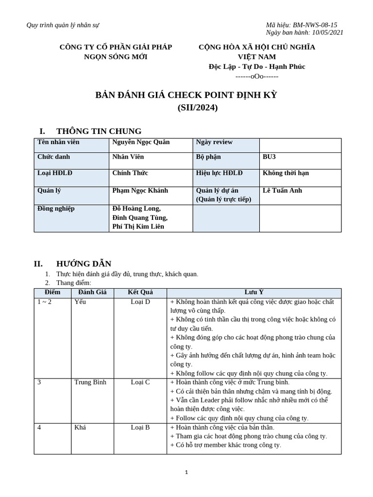 Nws Nguyen Ngoc Quan Review | PDF