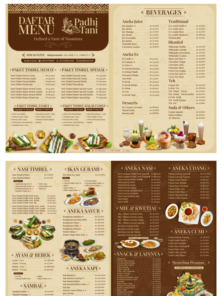 Menu Padhi Tani | PDF