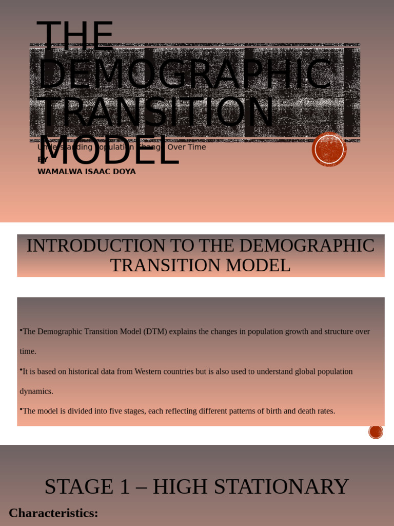 Demographic Transition Model Explained | PDF | Environmental Social ...