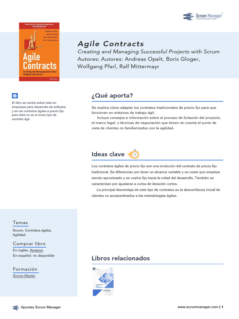 Los Apuntes Agile Contracts | PDF | Scrum (desarrollo de software)