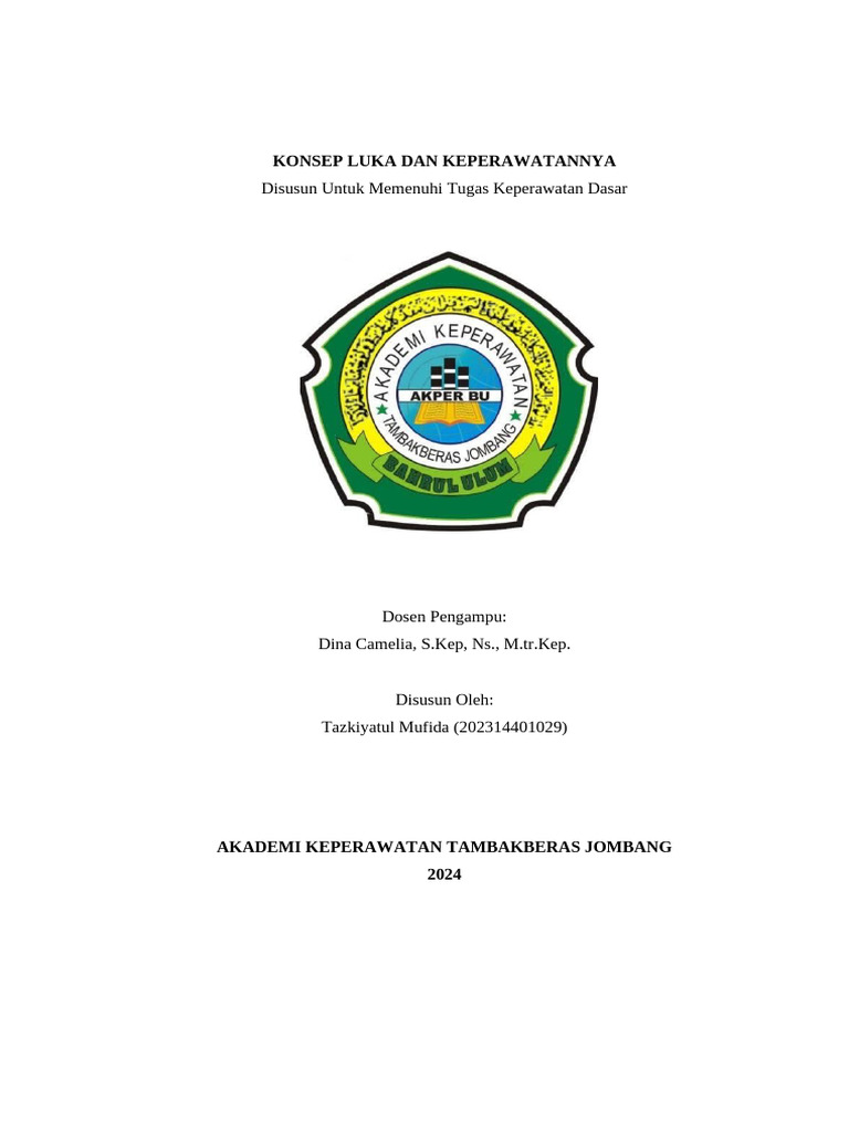 Konsep Luka dan Perawatannya | PDF