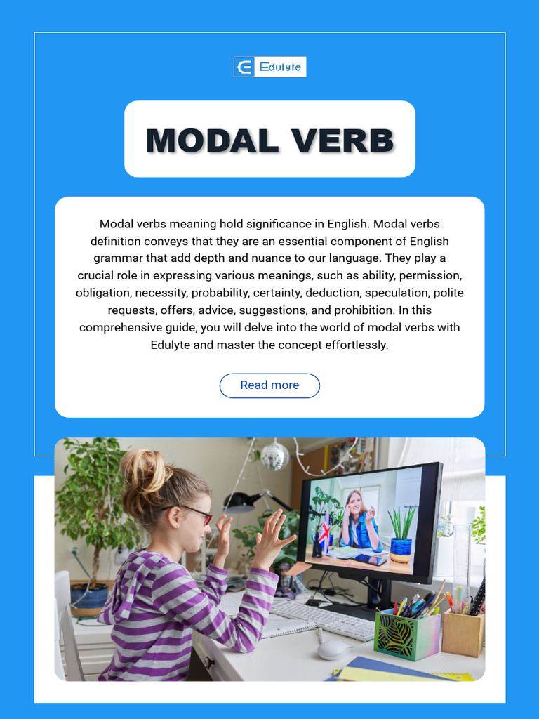 Modal Verb Worksheet | PDF