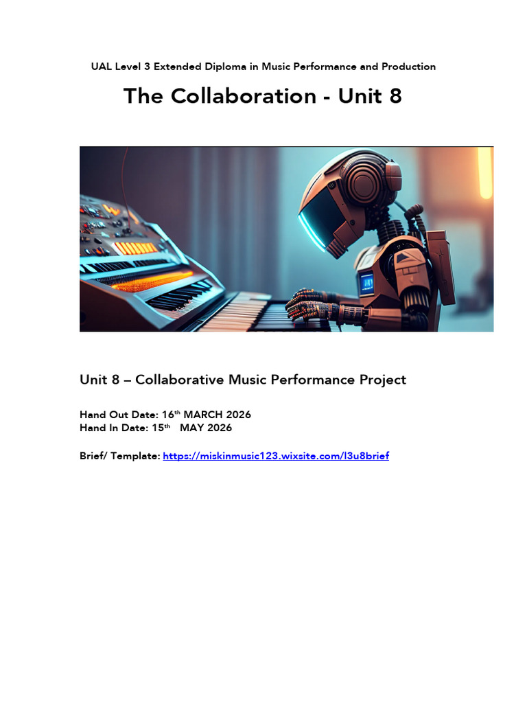 Collaborative Music Project Guidelines | PDF | Knowledge | Information