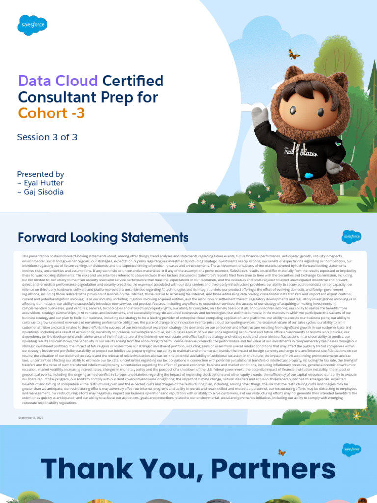 Data Cloud Consultant Prep Session 3 | PDF | Cloud Computing | Mergers ...