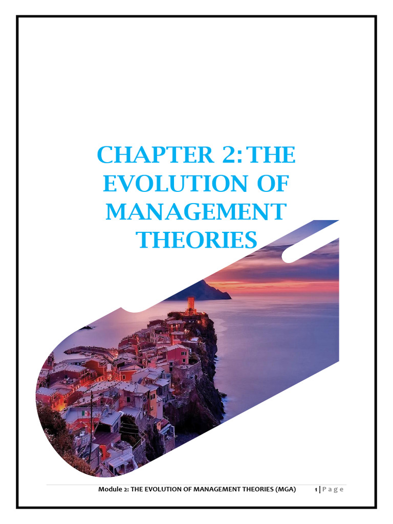 Evolution of Management Theories | PDF | System | Business