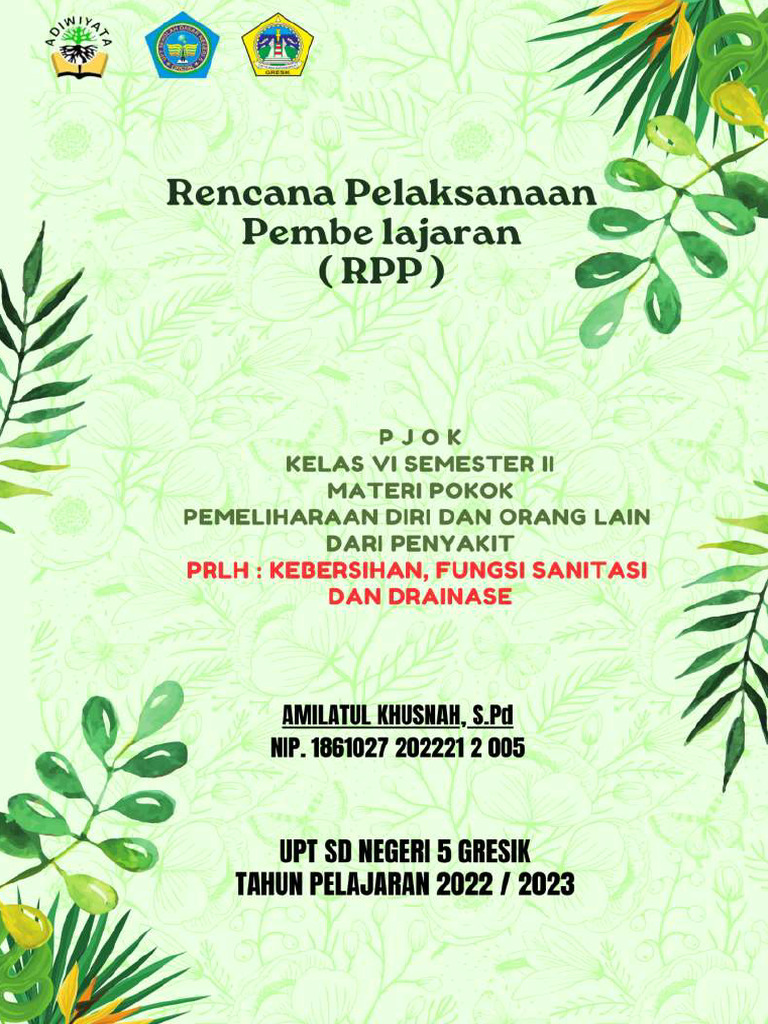 Pjok - Vi - Semester Ii - Amilatul Khusnah - Kebersihan, Fungsi ...