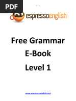 Free English Grammar Book - Level 1 | PDF