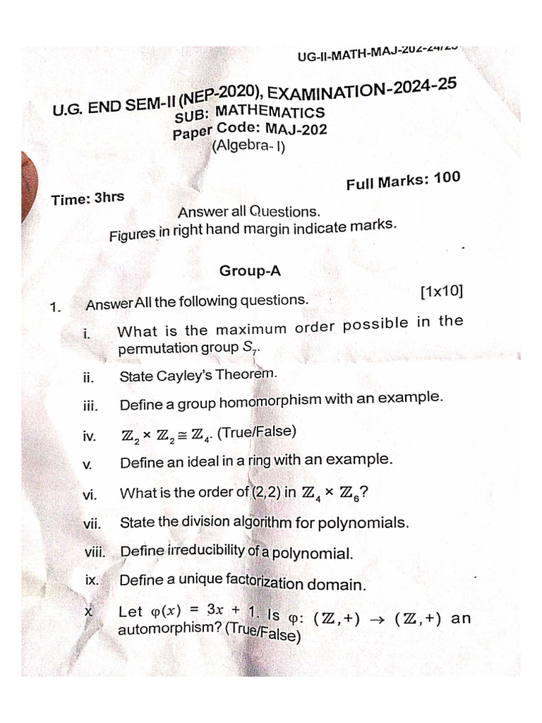 Algebra 1 2nd Semester | PDF