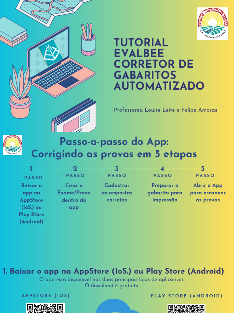 Tutorial EvalBee Corretor de Gabaritos Automatizado | PDF | Aplicativo ...