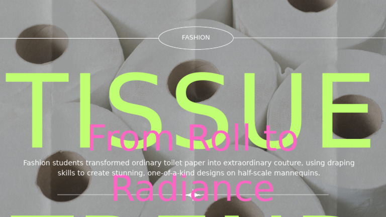 Tissue Trends Title Poster | PDF
