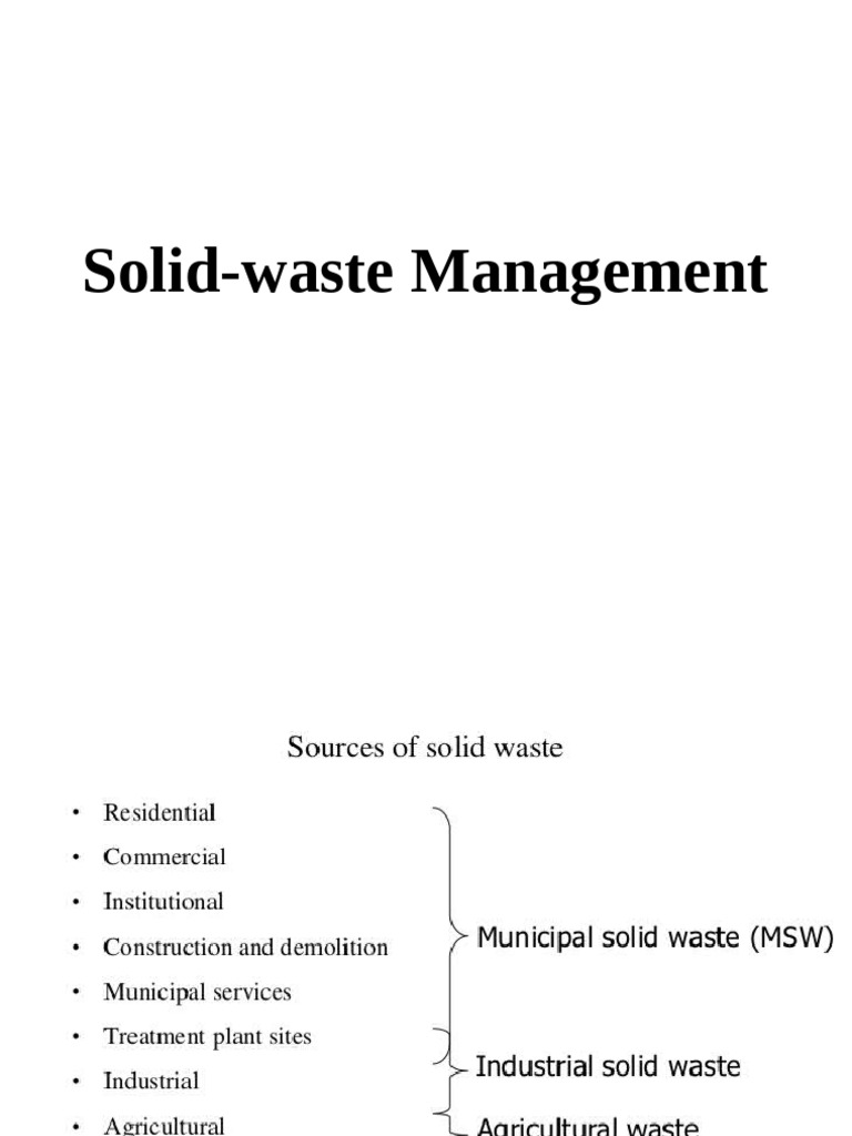 Solid Waste Disposal | PDF | Landfill | Compost
