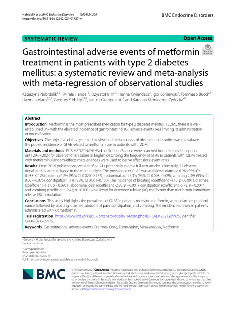 Gastrointestinal Adverse Event | PDF | Diseases And Disorders | Medical ...