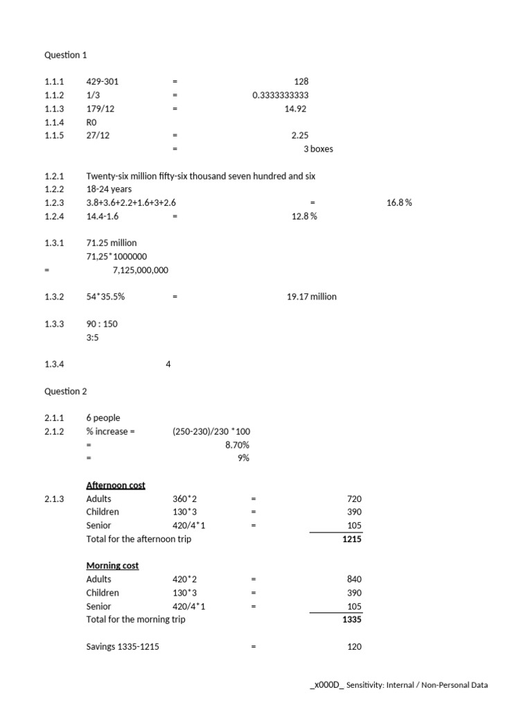 Grade 12 Maths Lit - Term 3-3 | PDF | Payments | Government Finances
