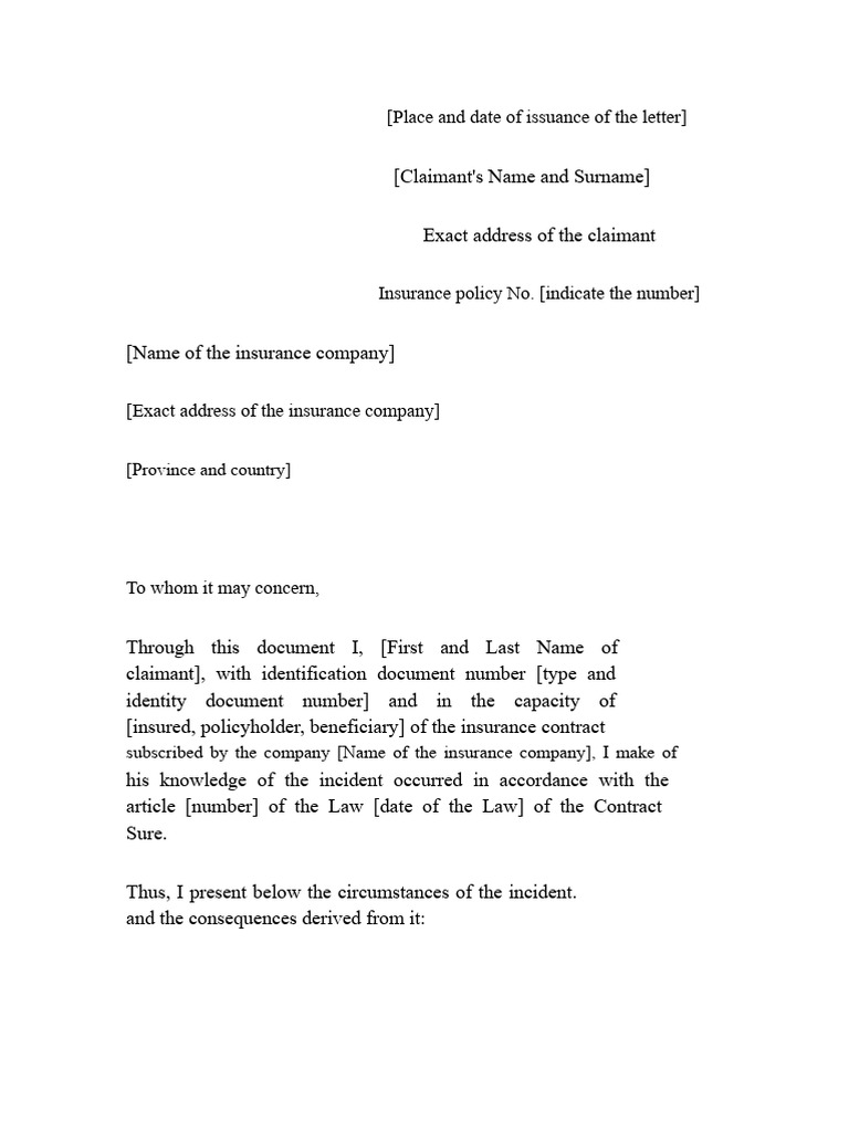 Life Insurance Claim Submission | PDF