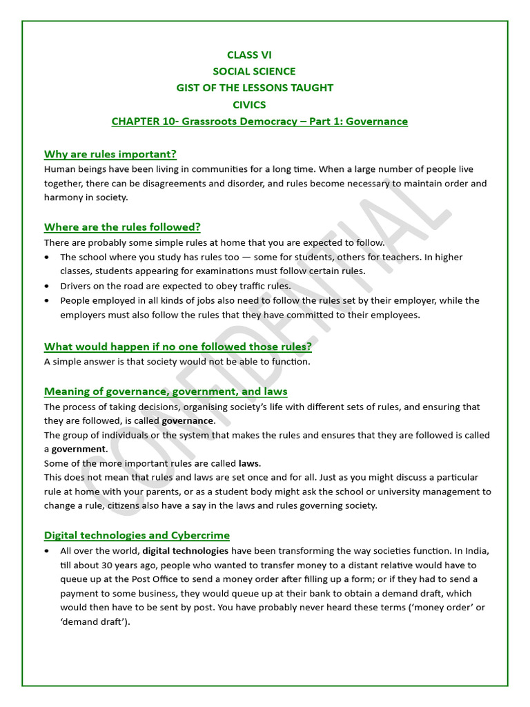 Grassroots Democracy and Governance Explained | PDF | Democracy ...