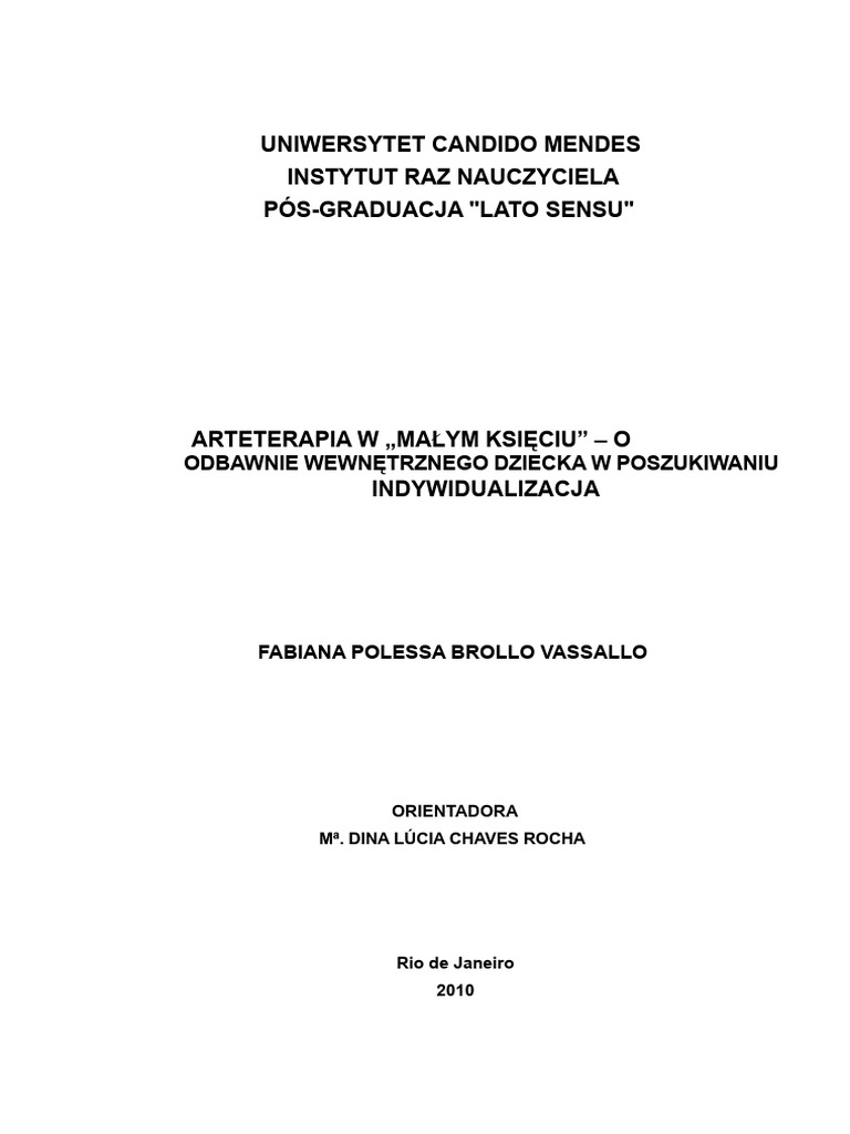 Typy W Małym Księciu | PDF