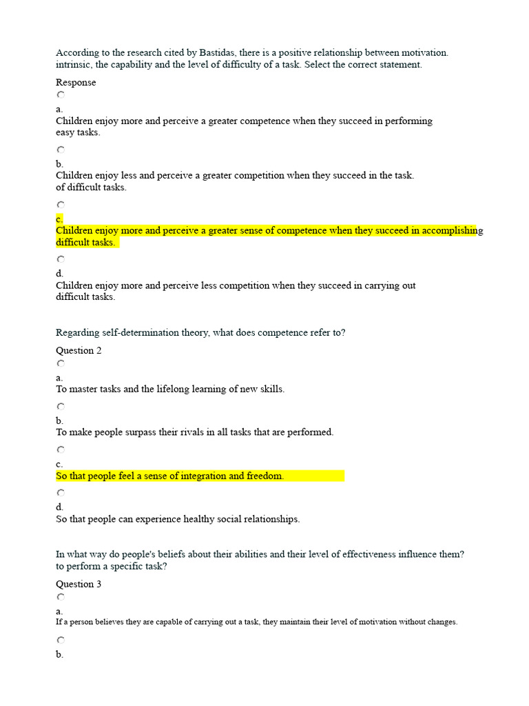 Motivation and Reading: Key Concepts | PDF | Motivational | Motivation