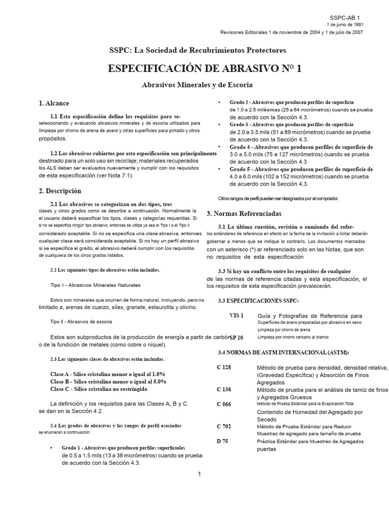 Cómo realizar la prueba de abrasivos | PDF | Acero | Abrasivo