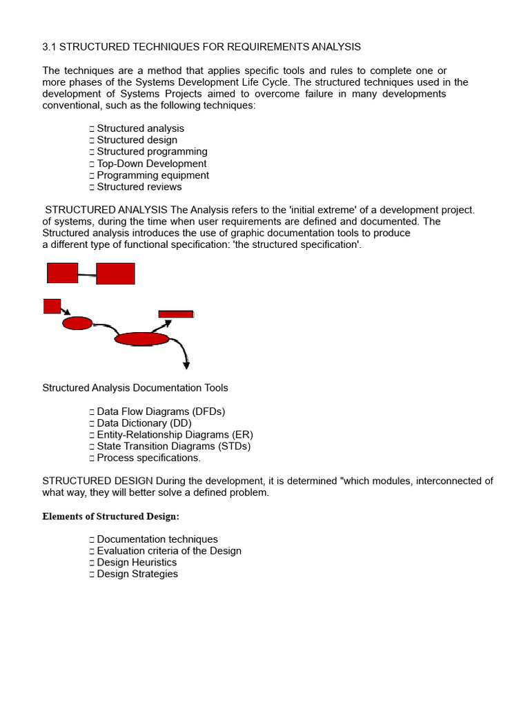 Structured Techniques For Requirements Analysis | PDF | System | Feasibility Study