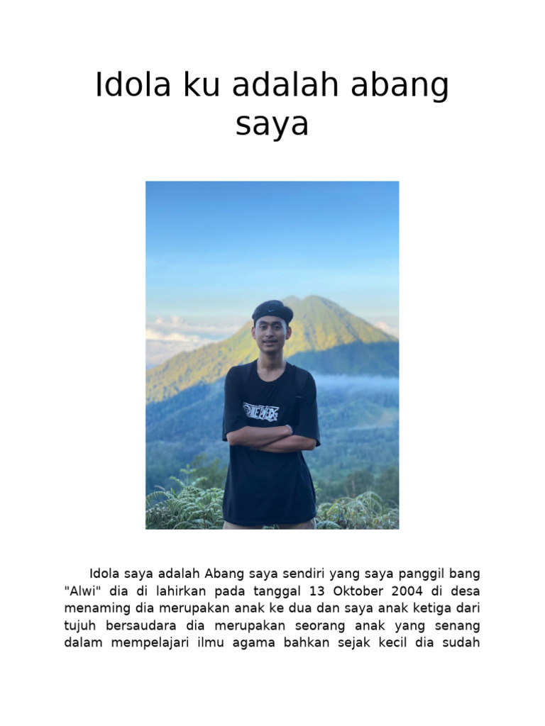 Idola Ku Adalah Abang Saya | PDF