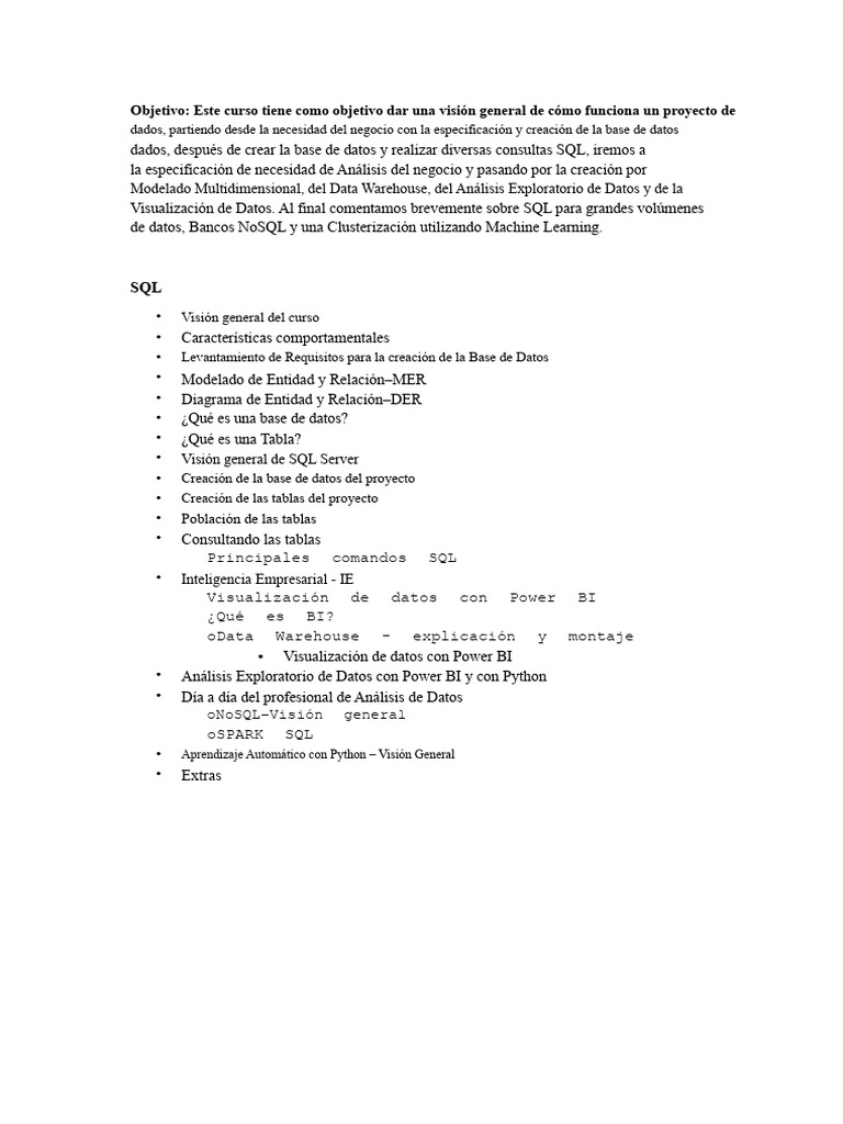 SQL y Python para Análisis de Datos | PDF