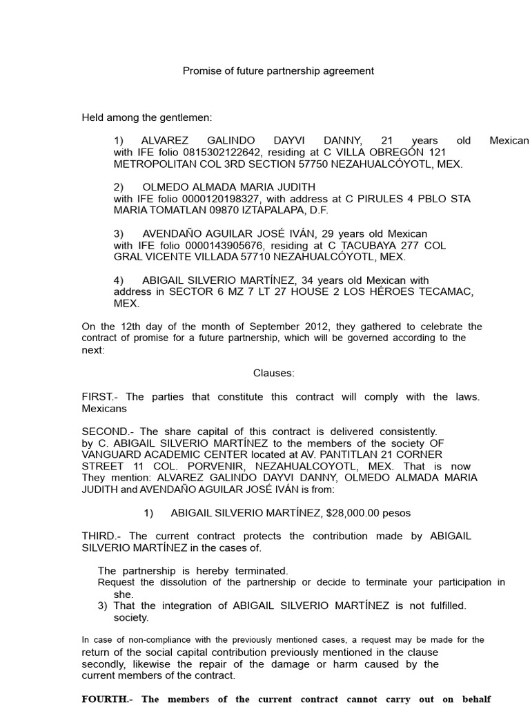 Capital Contribution Agreement To The Company | PDF | Justice | Crime ...