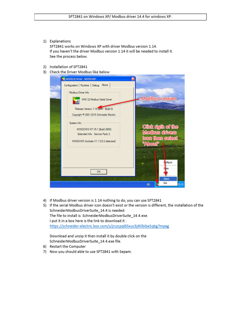 SFT2841 Installation on Windows XP | PDF