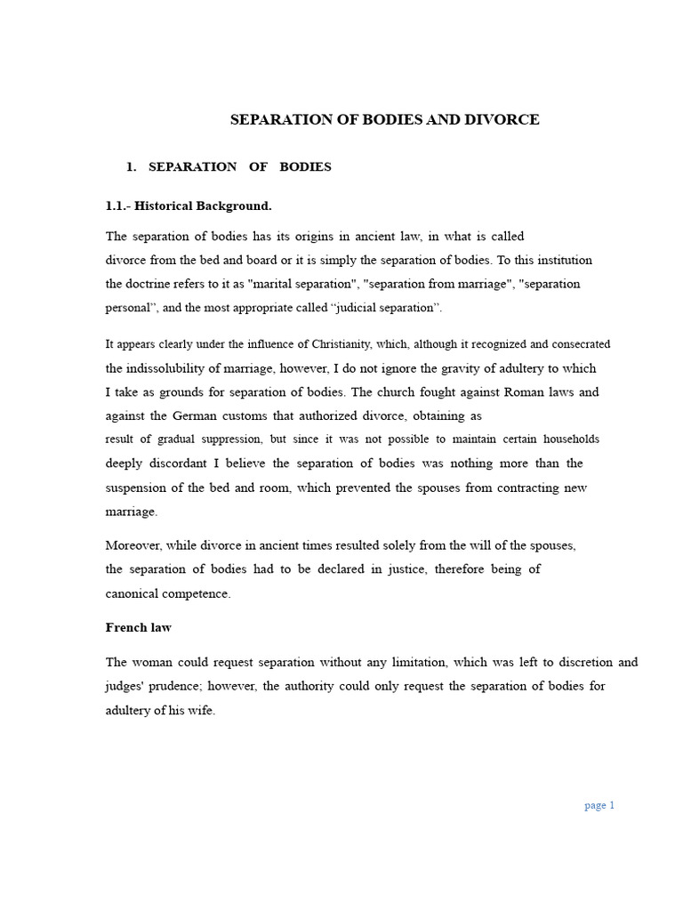 Causales de Divorcio en Perú | PDF | Marriage | Divorce