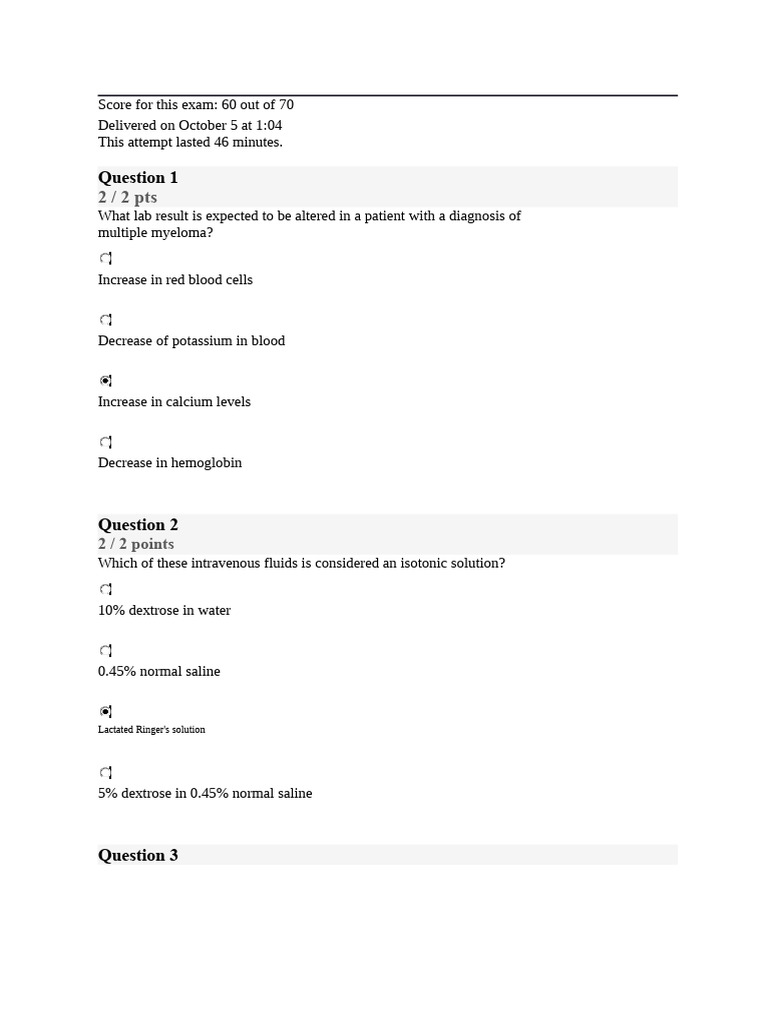 Task_5.2_NURS_2730_Midterm_Exam.docx | PDF | Emergency Department | Diseases And Disorders